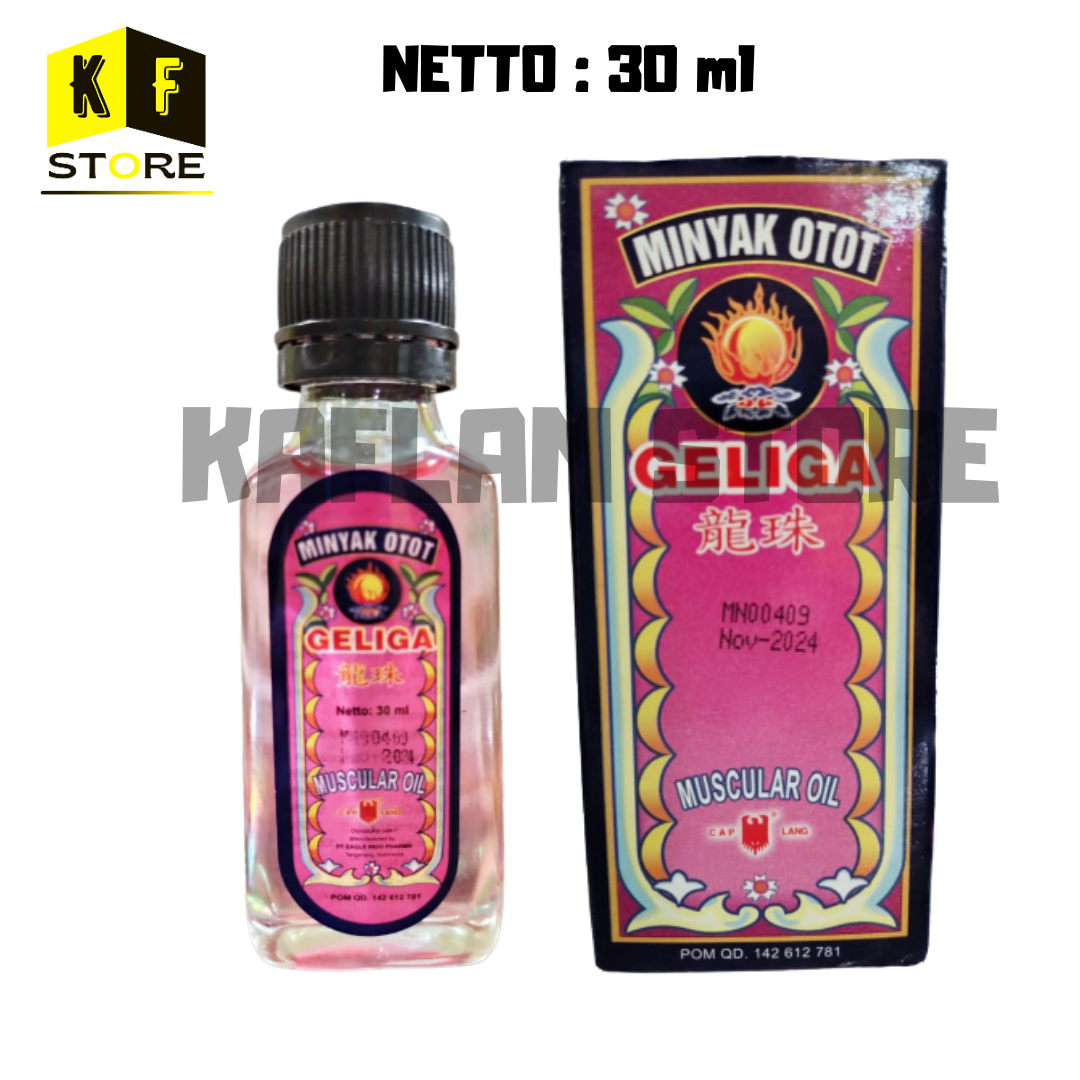 MINYAK OTOT GELIGA CAIR ISI 30 ml //MUSCULAR OIL CAP LANG | Lazada ...
