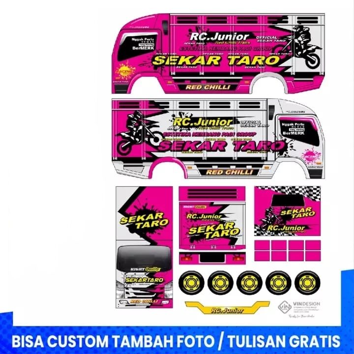 STIKER MINIATUR TRUK OLENG | Lazada Indonesia