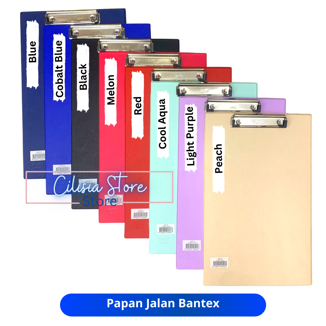 Papan Jalan Bantex Ukuran Folio / Clipboard Bantex / Papan Ujian ...