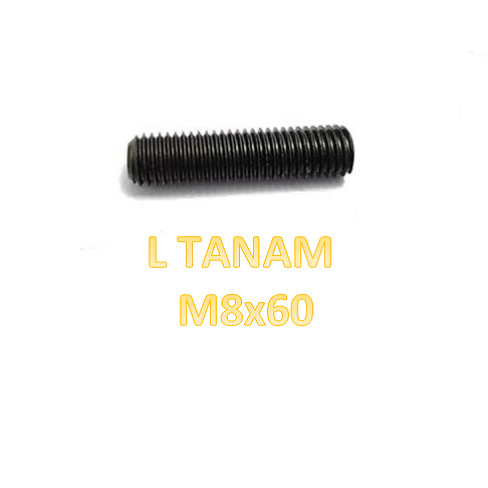BAUT L TANAM M8 X 60 BAJA / BAUT L TANAM M8X60 / BAUT L SET M8X60 BAJA ...