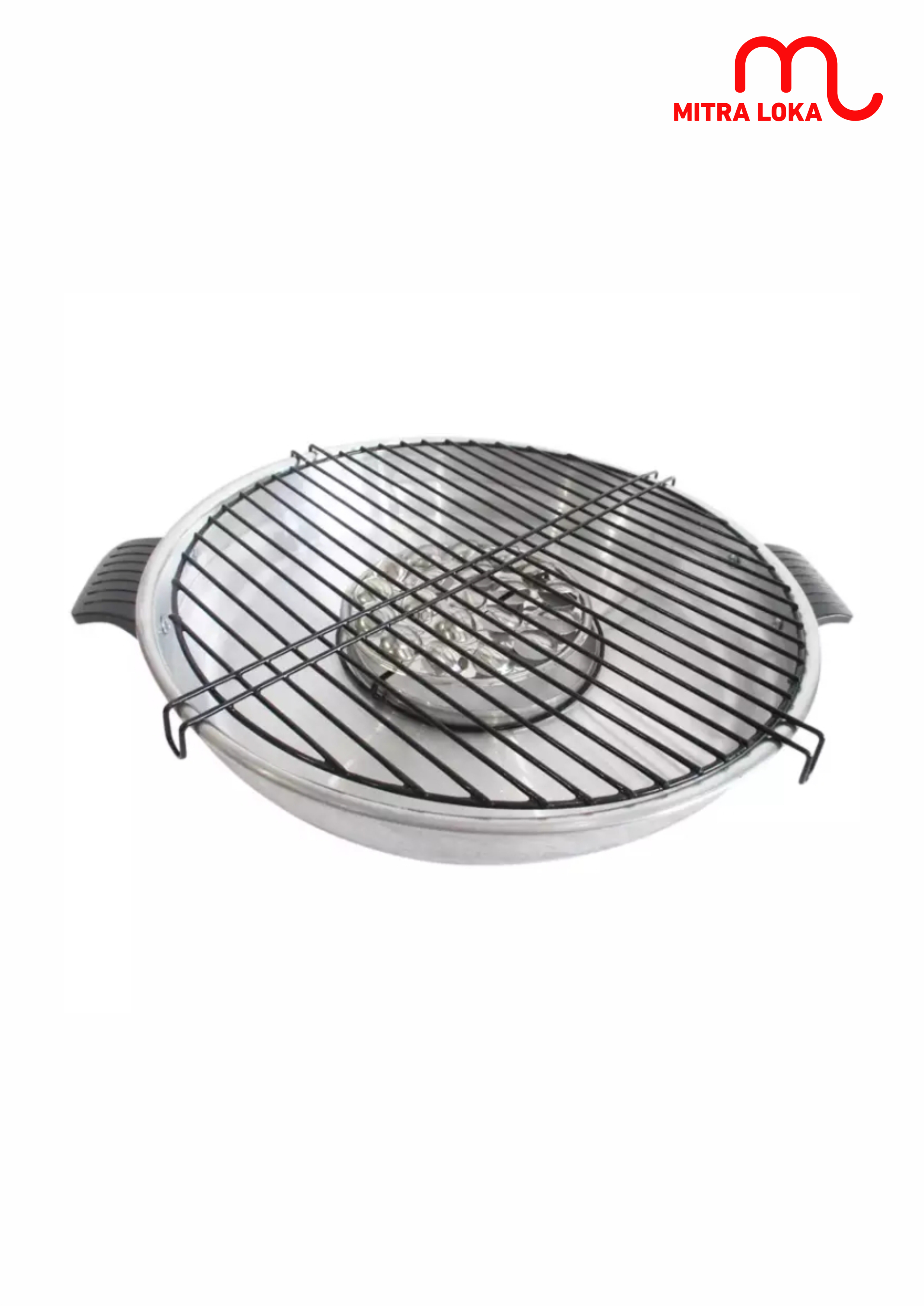 Mitra Loka Fancy Grill Aluminium 33cm Dengan Puteran Panggangan Maspion ...