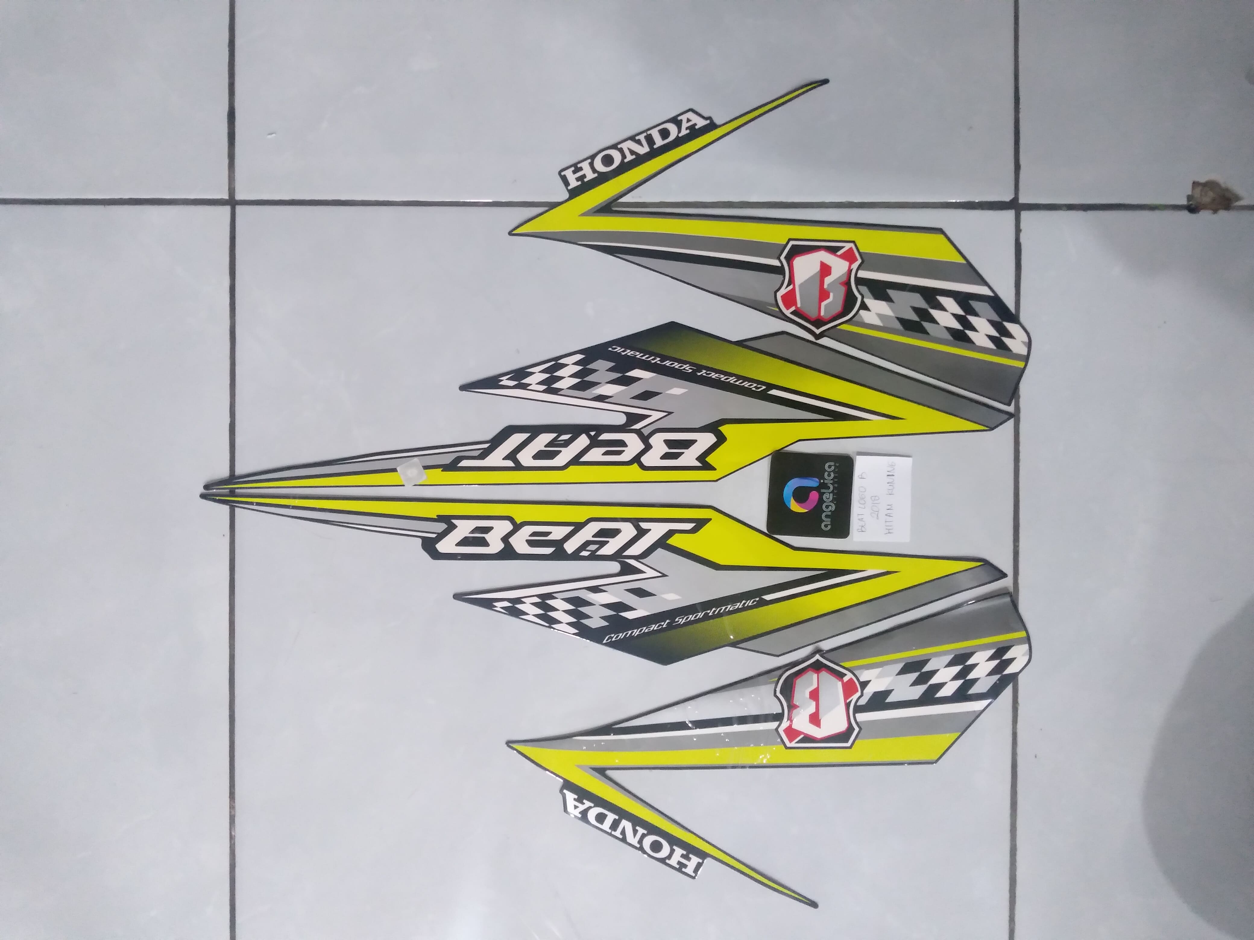 Striping Motor Honda Beat B Logo Kotak 2018 | Lazada Indonesia