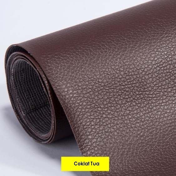 Kain Kulit Sintetis PU Leather Stiker Tambal Kursi Sofa Bolong | Lazada Indonesia