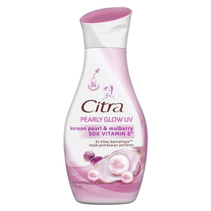 Citra Hand & Body Lotion Pearly Glow UV - 110 ml | Lazada Indonesia