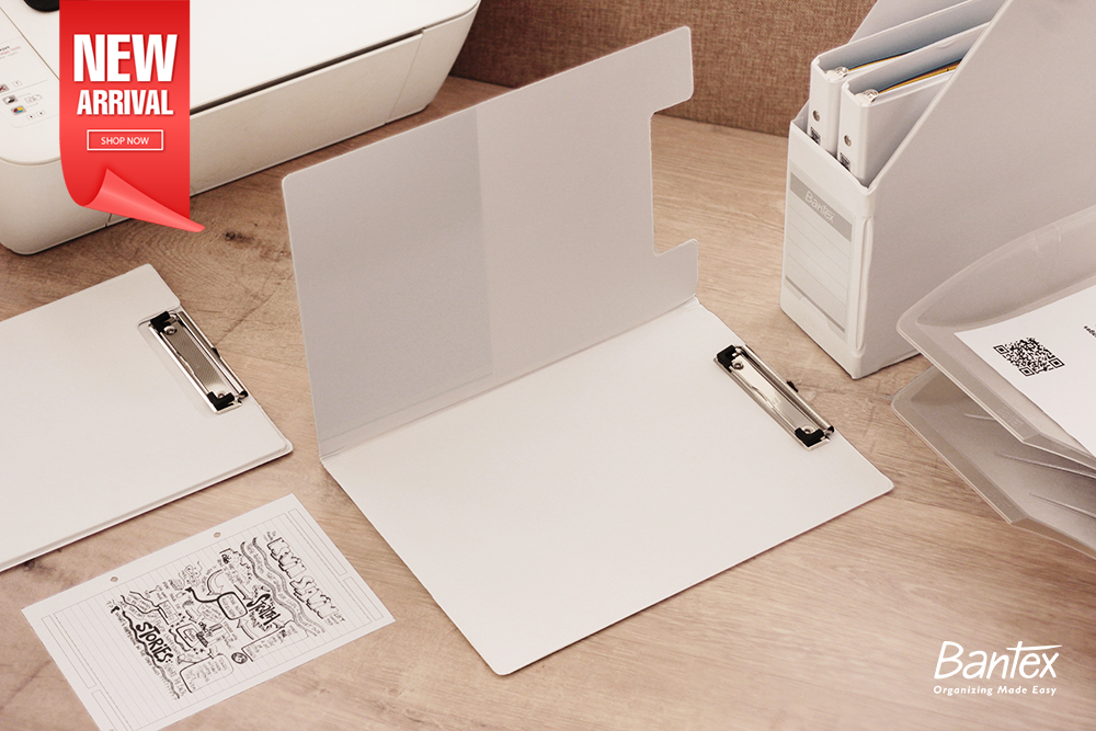 Bantex Clipboard With Cover A4 White 4240 07 | Lazada Indonesia