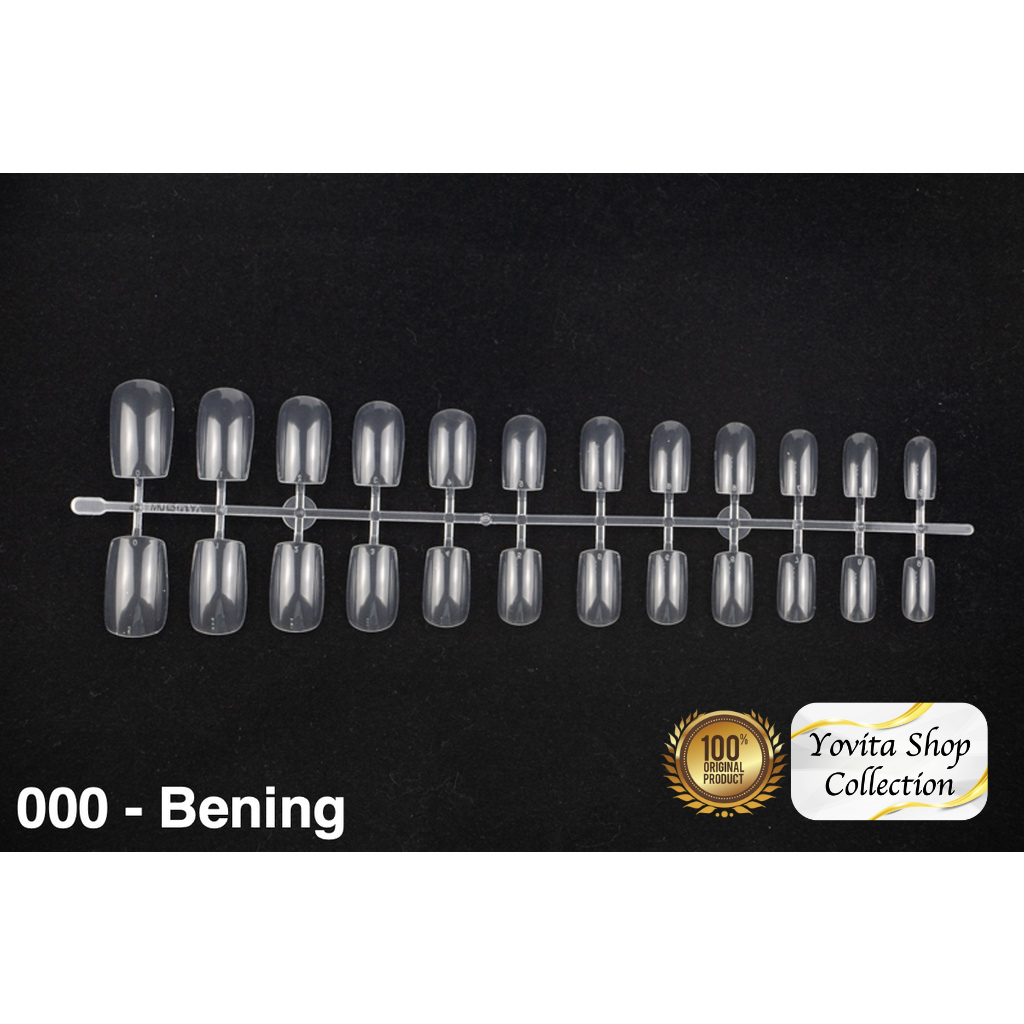 24 Pcs Kuku Palsu Bening / Fake Nails Manicure / Nail Art Kuku Palsu ...