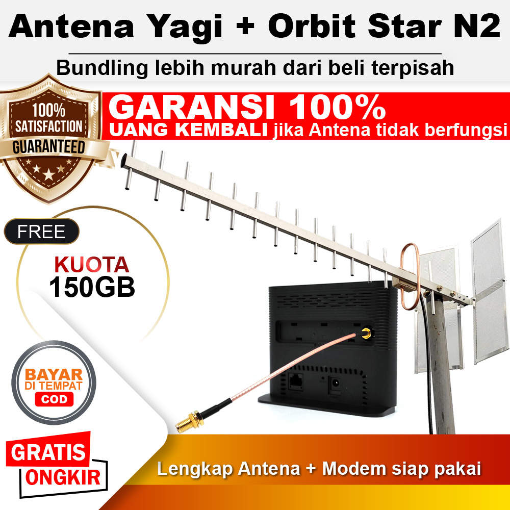 Duet Maut - Antena Yagi Extreme 3 + Modem Home Router Telkomsel Orbit ... Duet Maut - Antena Yagi Extreme 3 + Modem Home Router Telkomsel Orbit ...