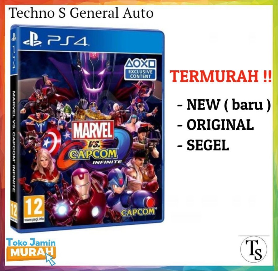 PS4 Marvel vs Capcom Infinite - Kaset CD PS 4 Marvel vs Capcom Infinit ...