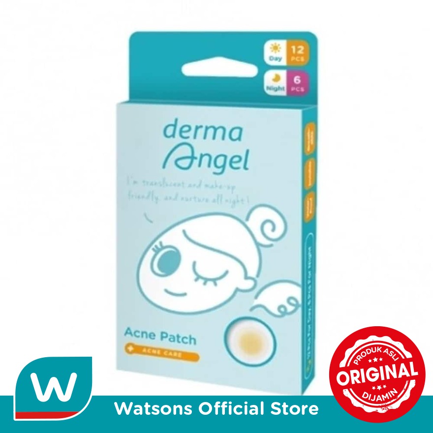 DERMA ANGEL Acne Patch Day & Night 18's | Lazada Indonesia