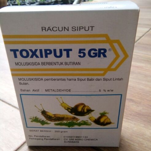 Toxiput moluskisida racun pembasmi siput & Bekicot | Lazada Indonesia