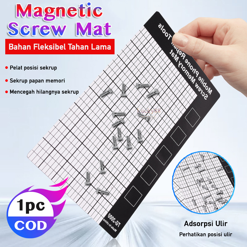 Magnetic Screw Mat Sekrup Pad Penyimpanan Baut Kunci Mur dan Lain Lain ...