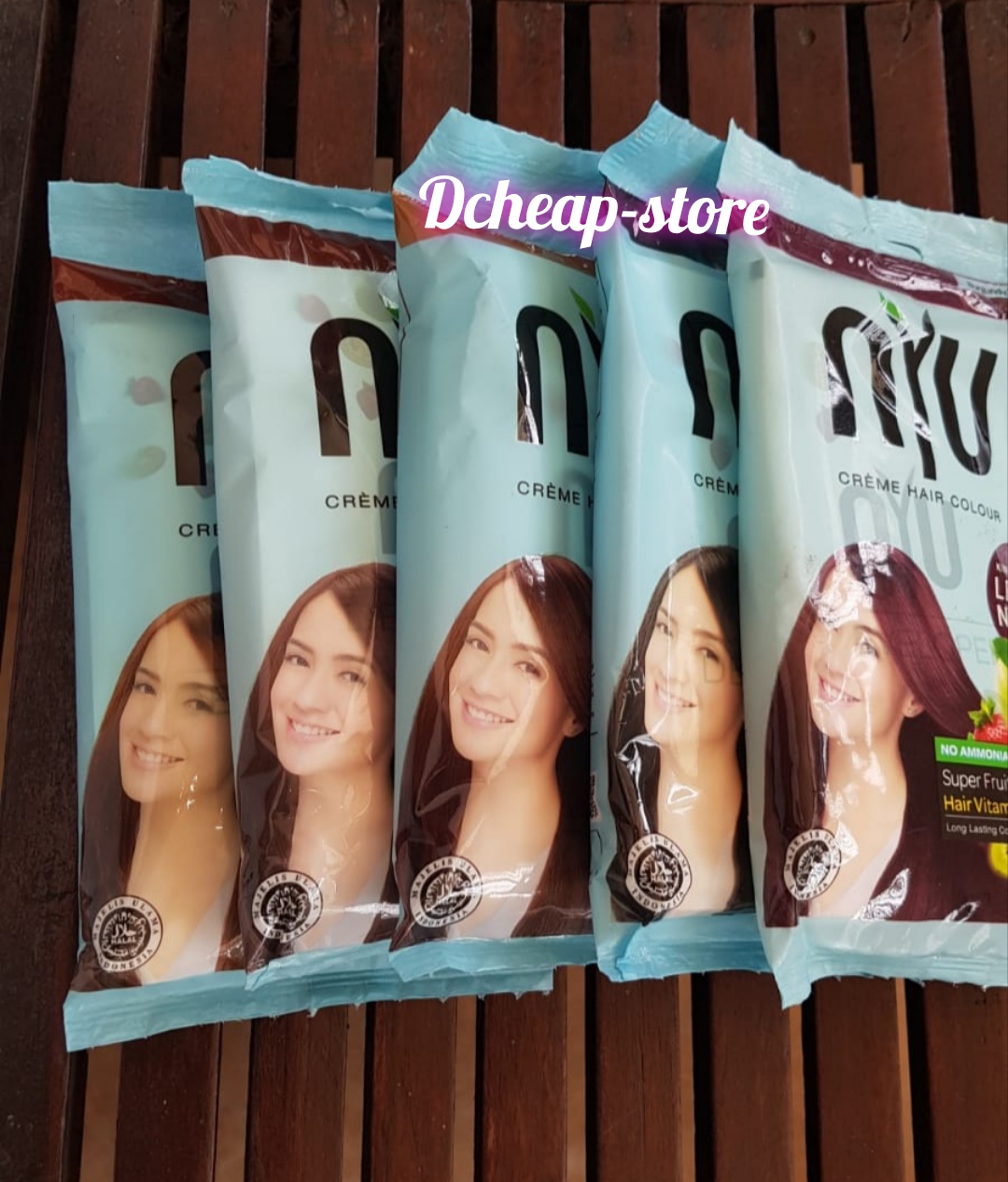 Nyu Creme Hair Colour Sachet / Pewarna Rambut Sachet / Semir Rambut ...