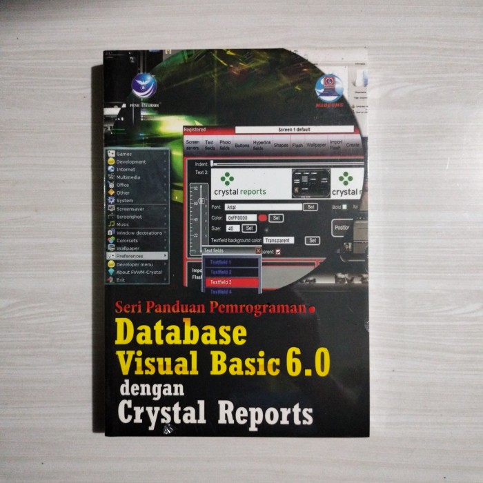 Buku Seri Panduan Pemrograman Data base visual basic 6.0 dengan crysta ...