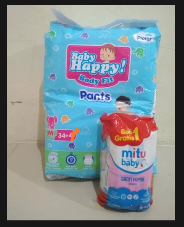 Baby Happy popok pants size L 30 dan M 34| Baby Happy Renceng | Bisa ...