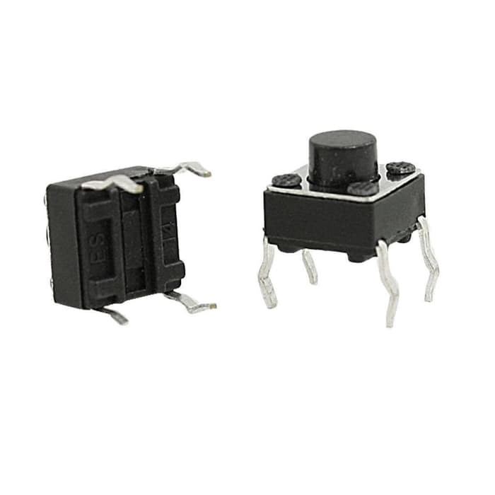Push button 6x6x4.3 mm 4p 4 pin 4pin micro switch momentary DIP Reset ...