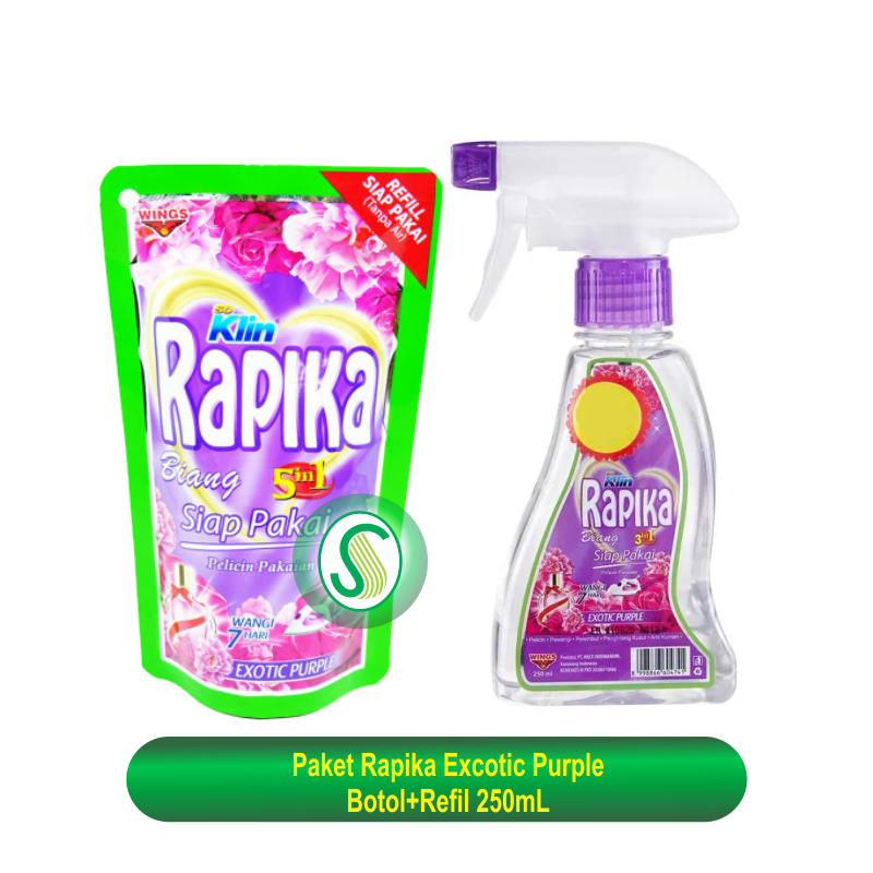 Paket Rapika Excotic Purple Botol + Refil 250mL | Lazada Indonesia
