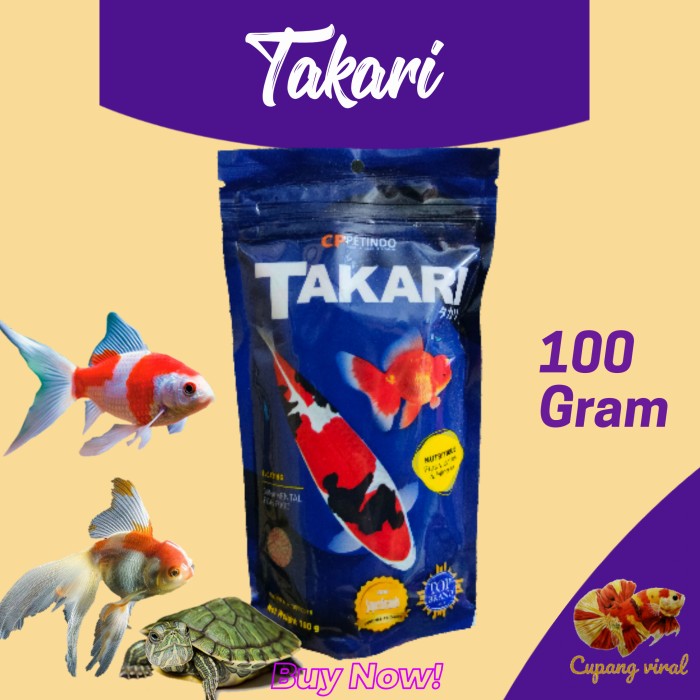 Makanan Ikan-Ikan Kecil & Kura" / Takari Fish Food Premium | Lazada ...