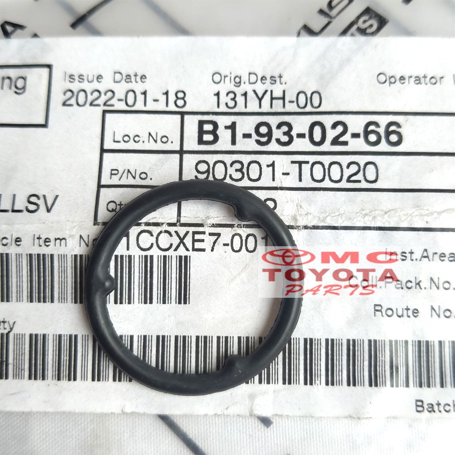 O Ring Timing Cover Oil Pump Innova Fortuner Hilux Hiace 90301-T0020 ...
