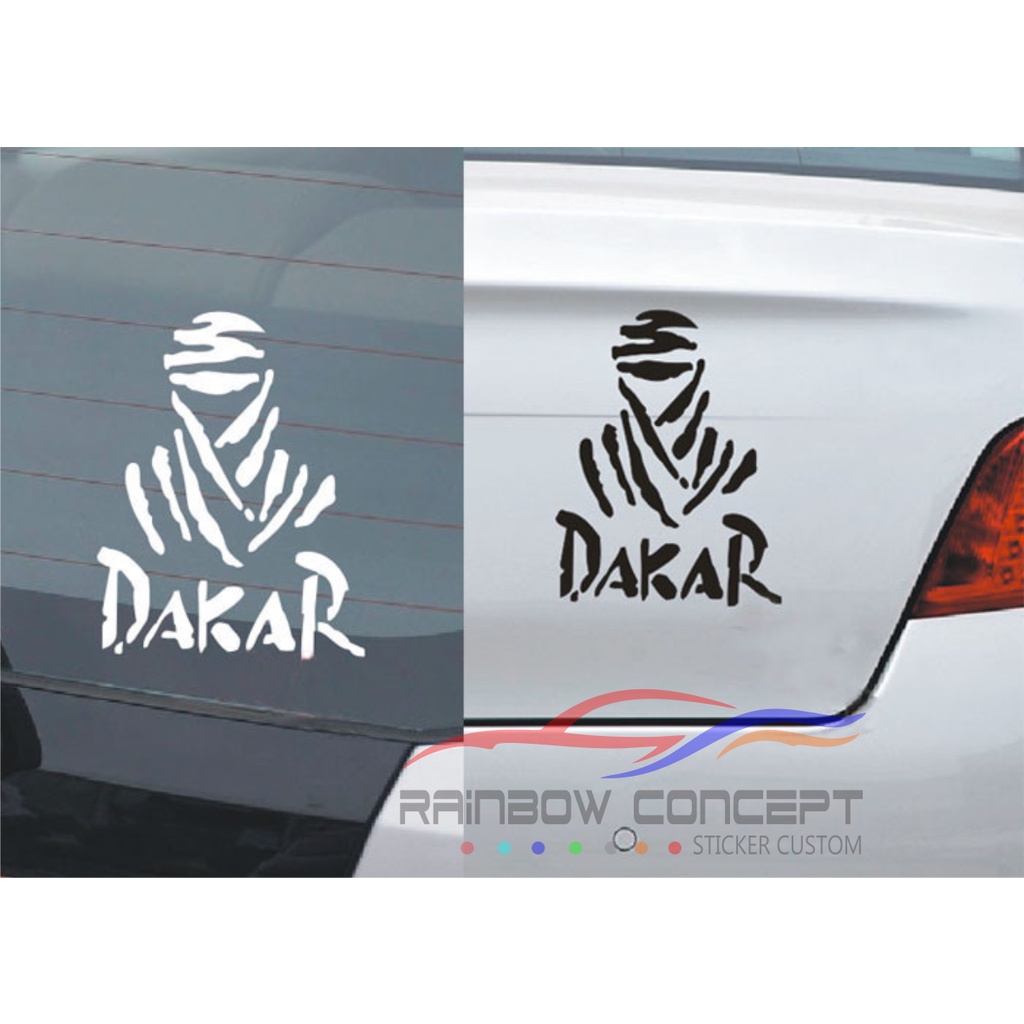 cutting sticker logo dakar rally stiker mobil universal | Lazada Indonesia