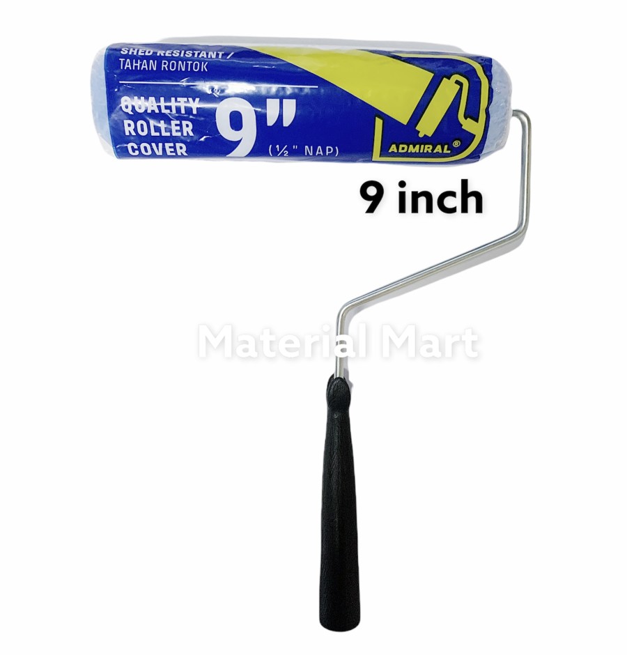Kuas Roll Admiral 9 Inch | Kuas Cat Tembok Dinding 9" | Paint Roller ...