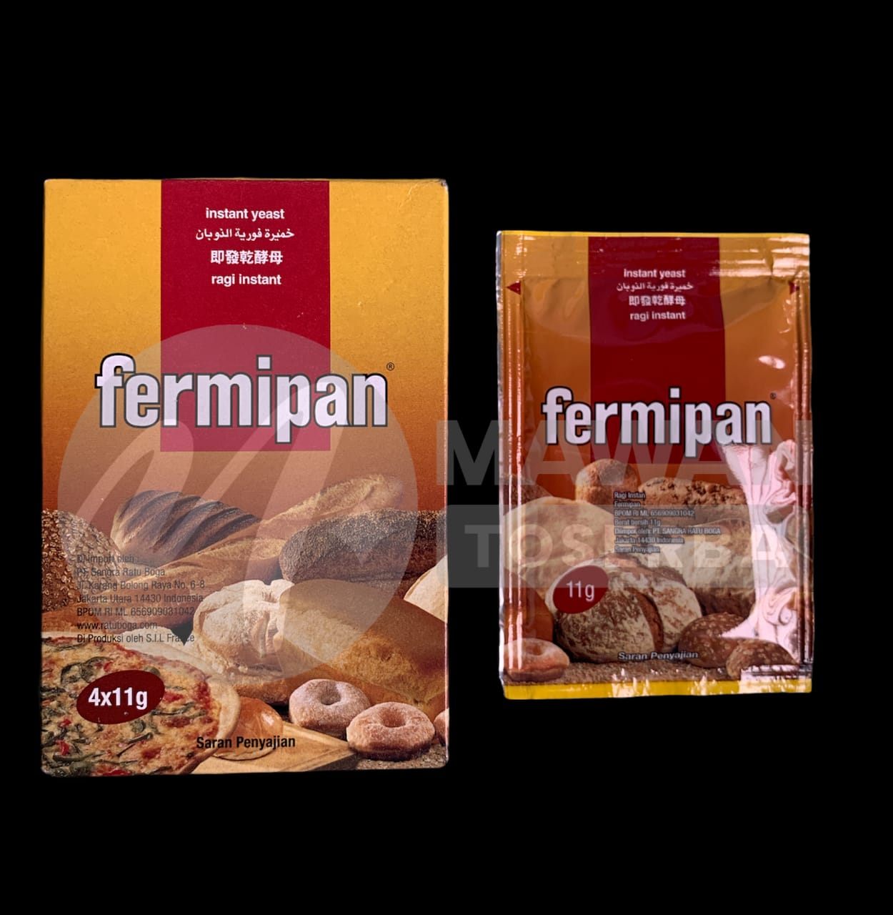 Fermipan Sachet 11 gram / Ragi Instant / Instant Yeast (ECERAN ...