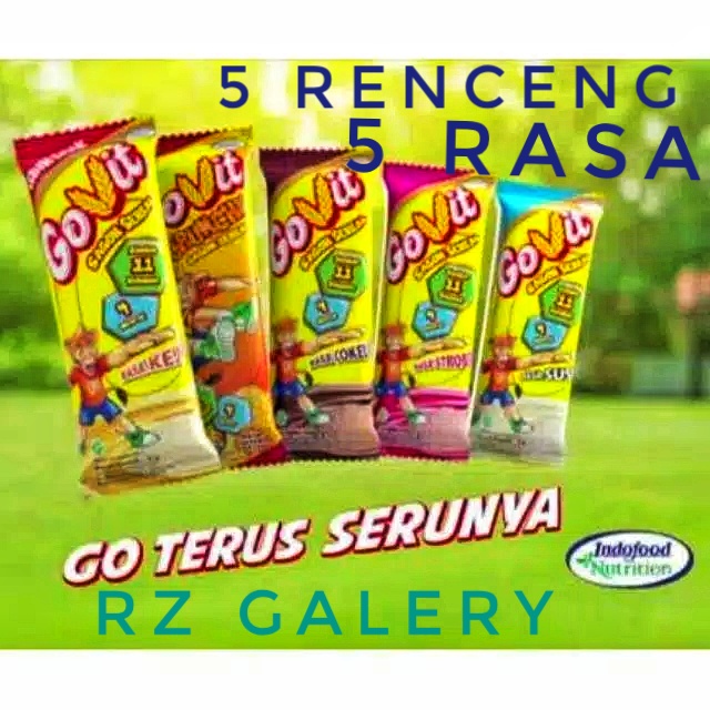 GOVIT SAGON SEREAL BERVITAMIN 50 SACHET DENGAN RASA RANDOM SIAP MAKAN ...