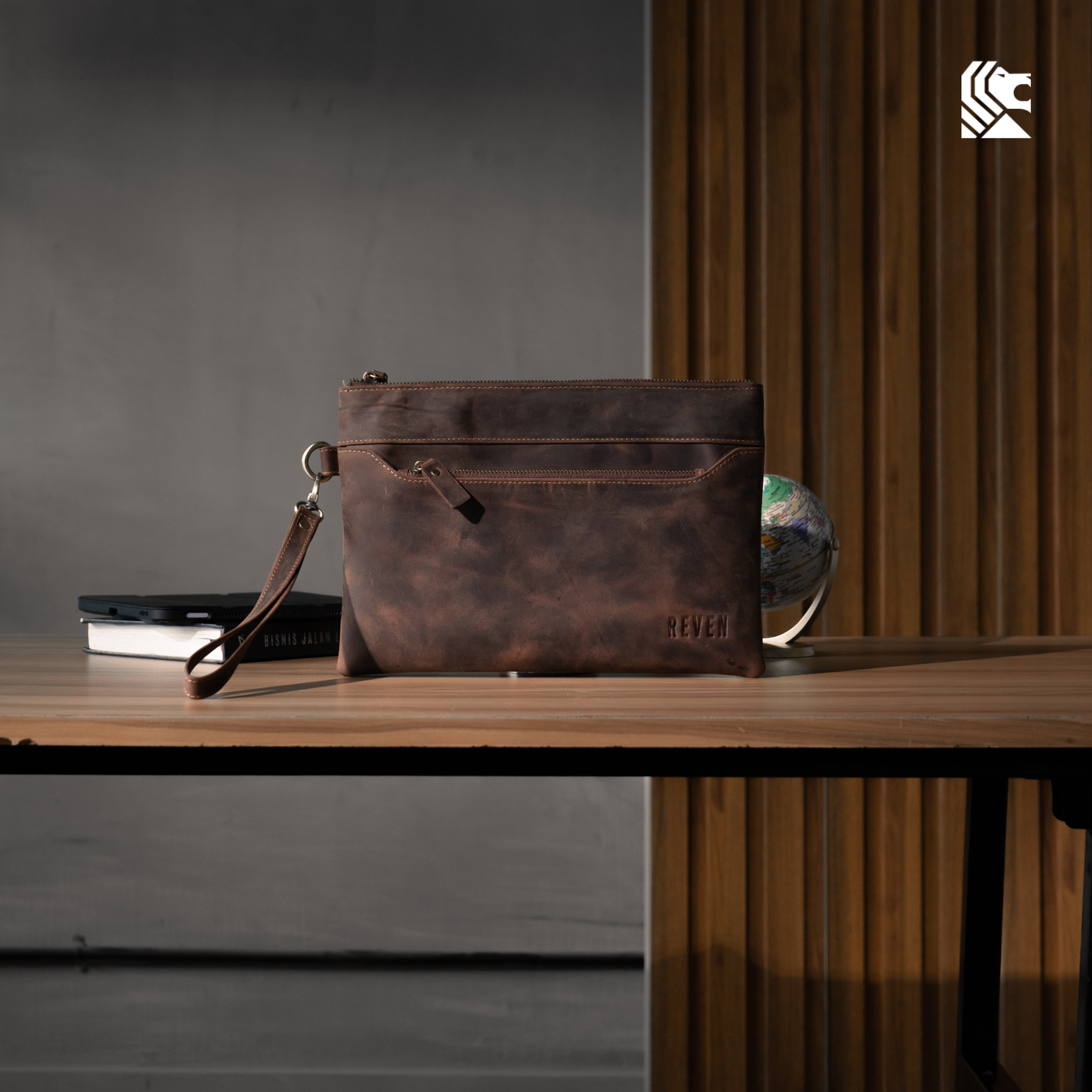 Handbag Kulit Pria Cowok Clutch Pria Kulit Tas Tangan Pria Reven Darius ...