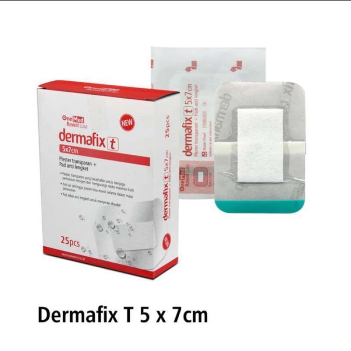 Dermafix Non Woven / Dermafix T , Plester Pad Rawat Luka OneMed ...