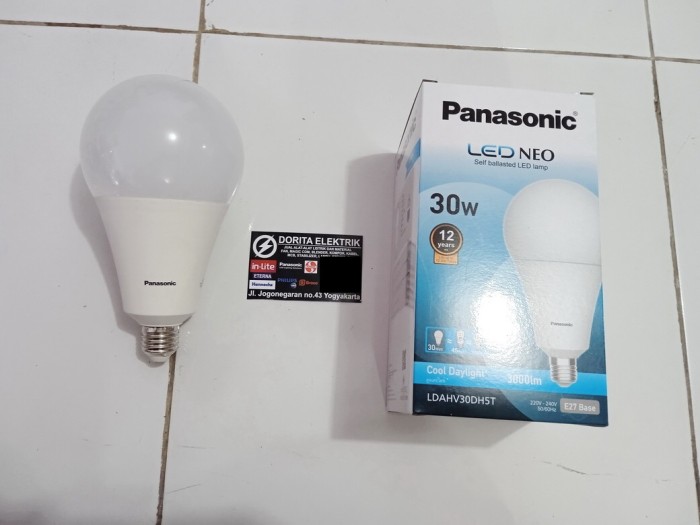 Panasonic Bohlam LED NEO 30 Watt 30w 6500K (Putih) | Lazada Indonesia