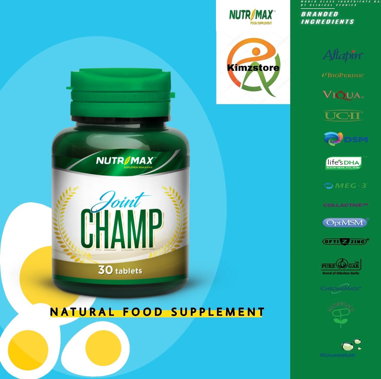 Nutrimax Joint Champ 30 Tablet / Vitamin Tulang / Vitamin Sendi ...