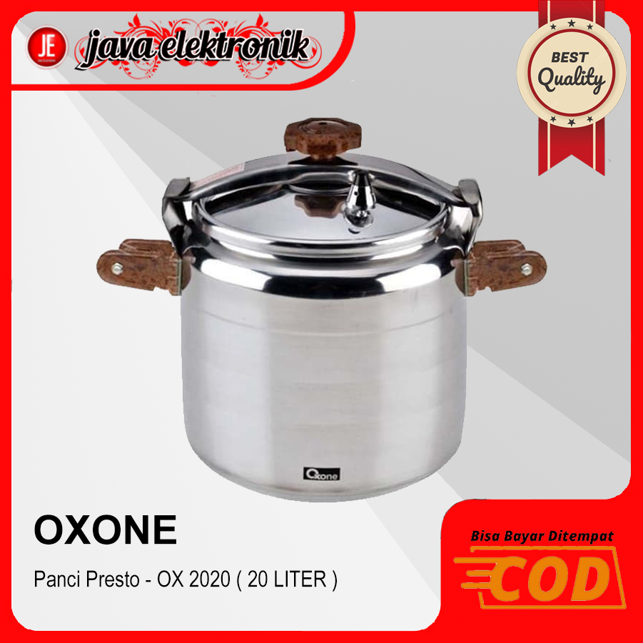 Presto / Pressure Cooker - OXONE Alupress Aluminium OX-2020 Silver 20 Liter | Lazada Indonesia