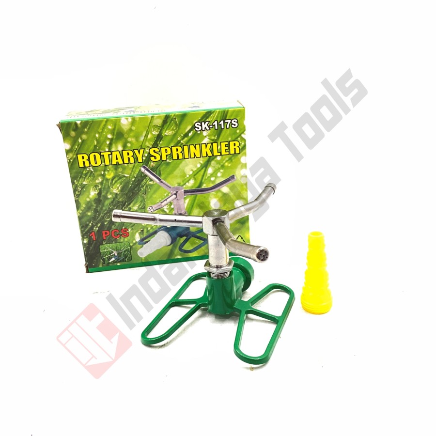 SK-117S Rotary Sprinkler Besi - Semprotan Taman Air 3 Kaki Model Putar ...
