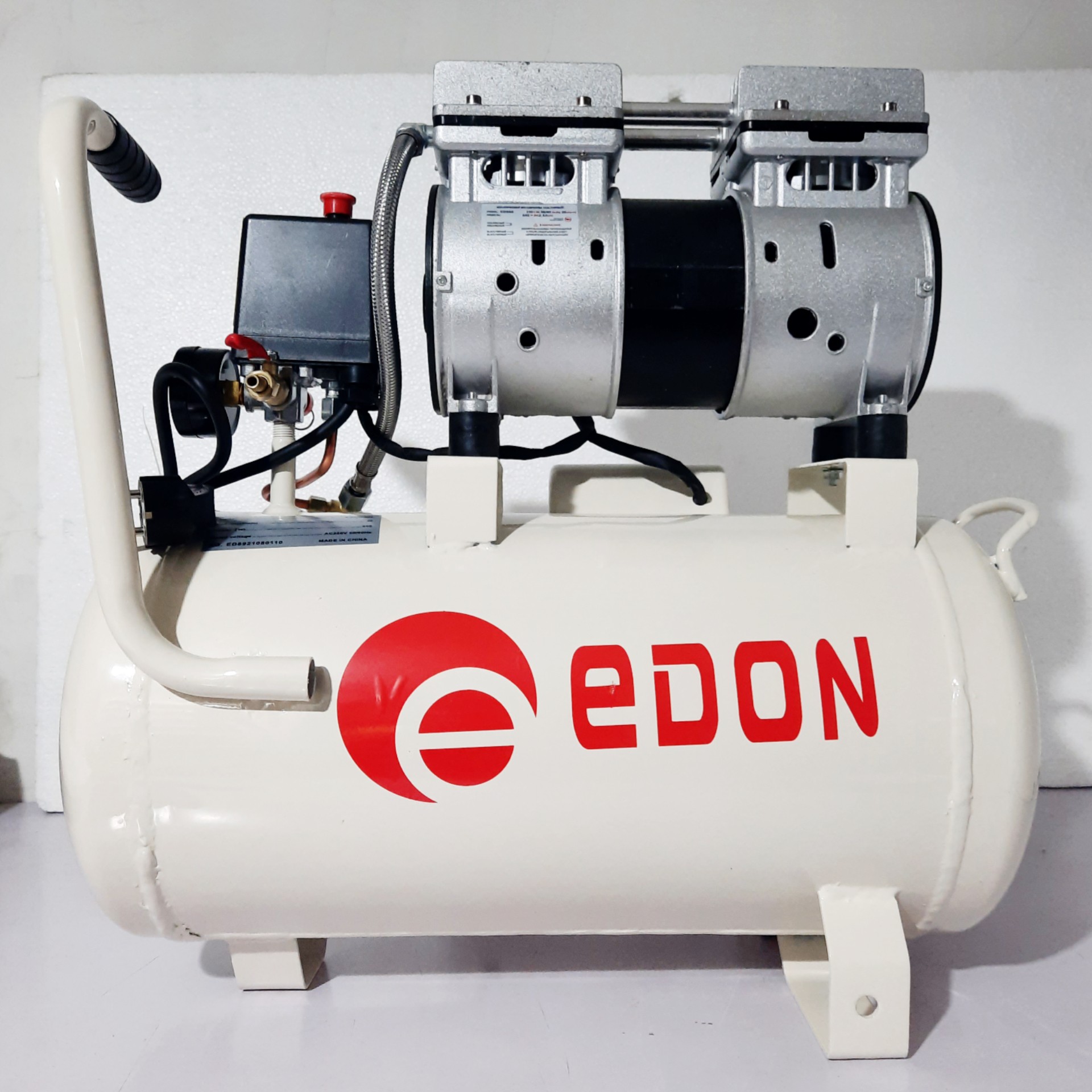 EDON Mesin Kompressor Silent Tanpa Oli / Oilless Compresor angin 3/4HP ...