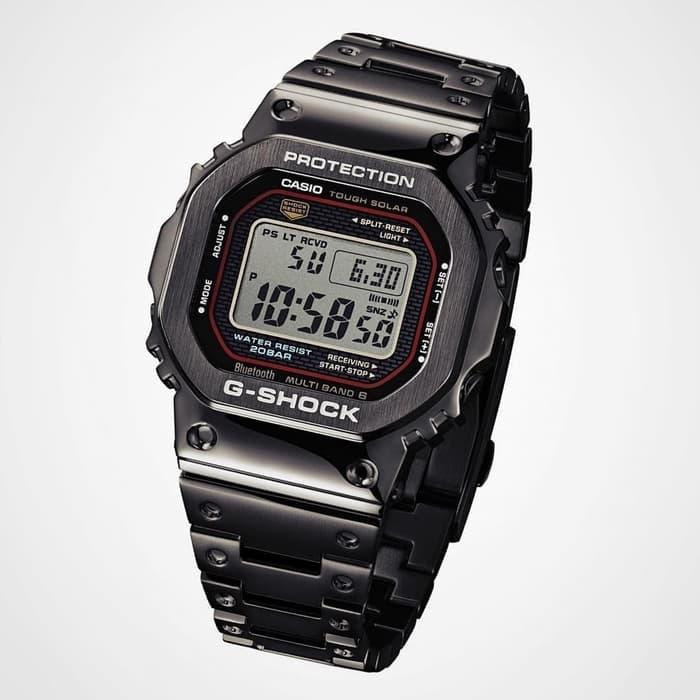 Casio G-Shock GMW-B 5000 Black Stainless Steel | Lazada Indonesia