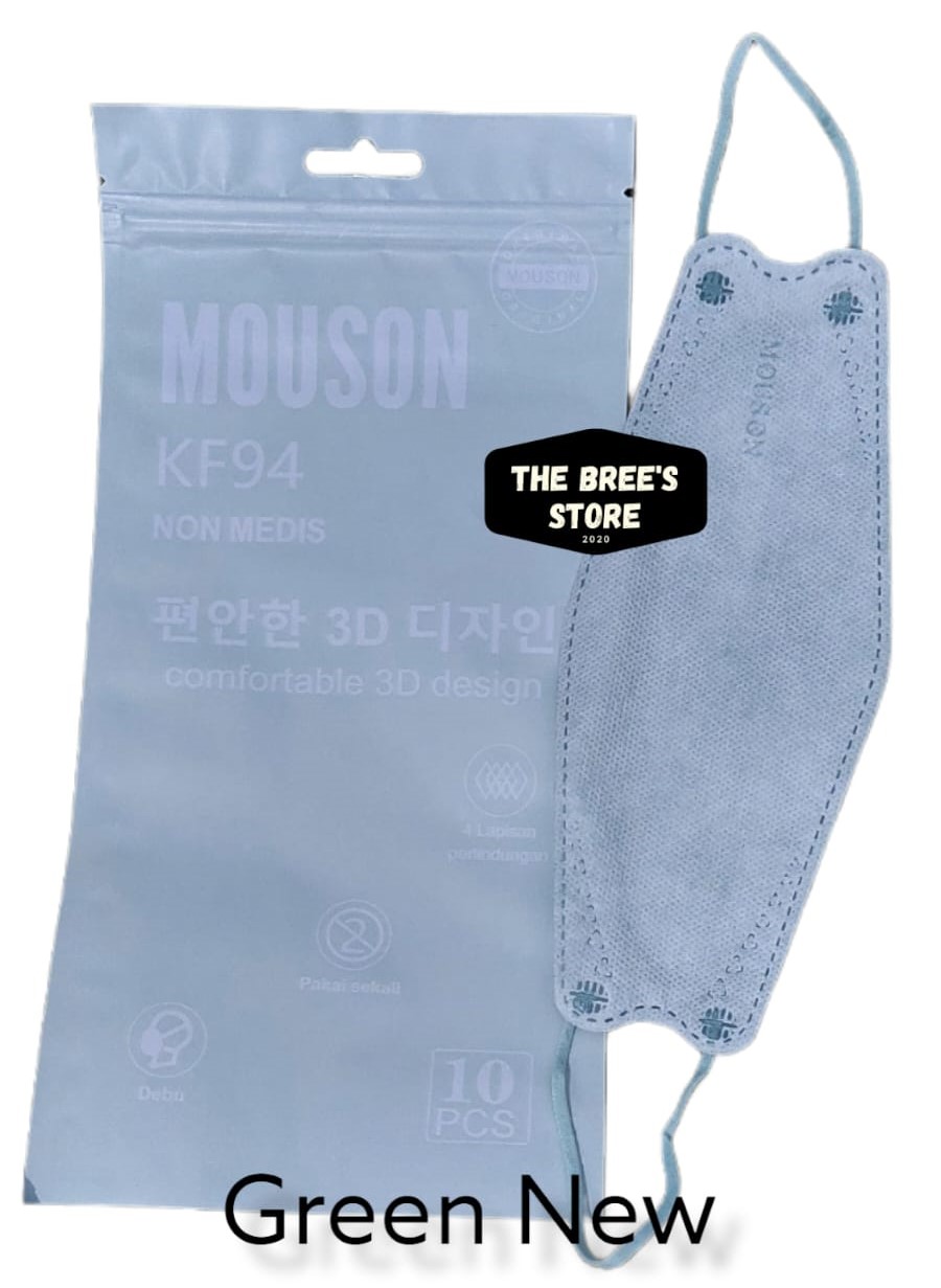 Masker Mouson KF94 4Ply Sachet isi 10 Pcs Mouson Mask KF94 4 Ply 3D ...