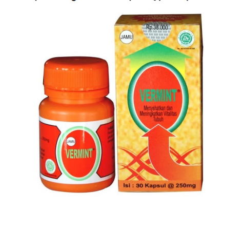 Vermint Kapsul Cacing Obat Tipes | Obat DBD Isi 30 Kapsul - 30 Kapsul ...