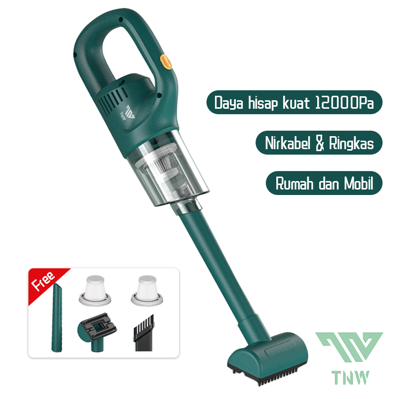 Tnw Vacum Cleaner Mobil Penyedot Debu Mini Portable Wireless Vacum
