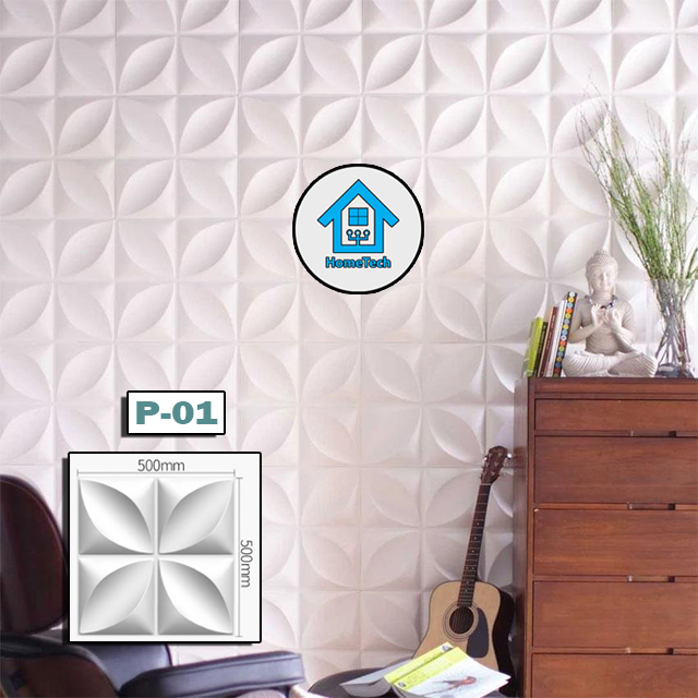 HT Wallpaper Dinding 3D PVC Wall Panel Dekorasi 30cmx30cm Dan 50cmx50cm ...
