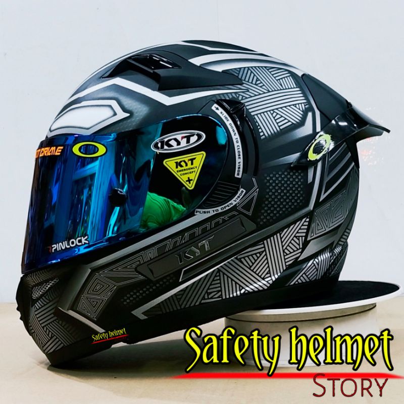 Helm Full Face KYT K2 RIDER Black Doff Original | Helm Pria | Helm ...