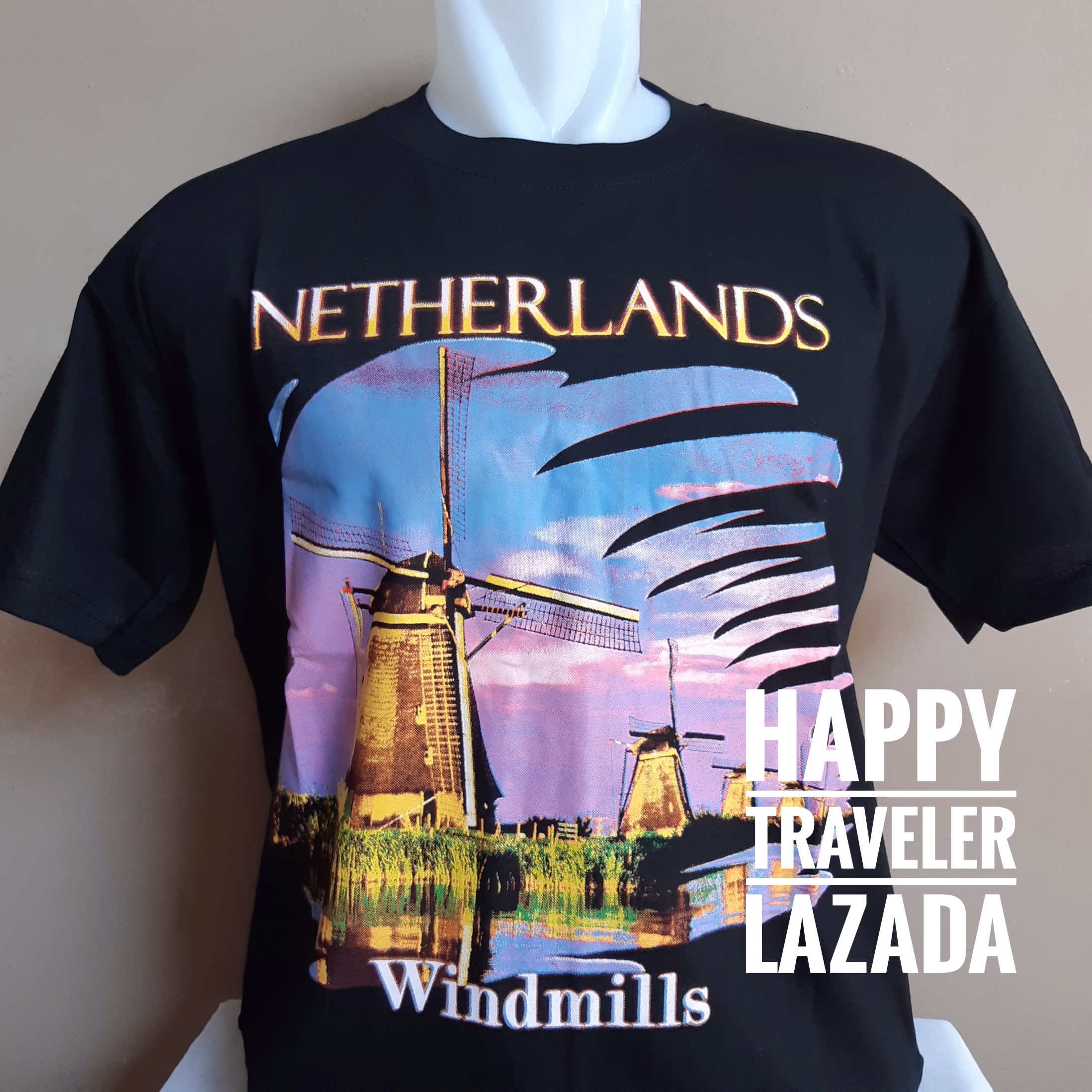 Kaos Negara Belanda Baju Souvenir Oleh-Oleh Belanda Holland Netherlands ...