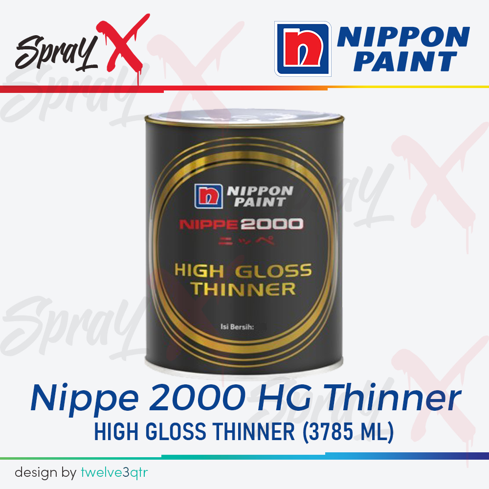NIPPE 2000 HIGH GLOSS THINNER 3.785 LITER / THINNER HG GALON | Lazada ...