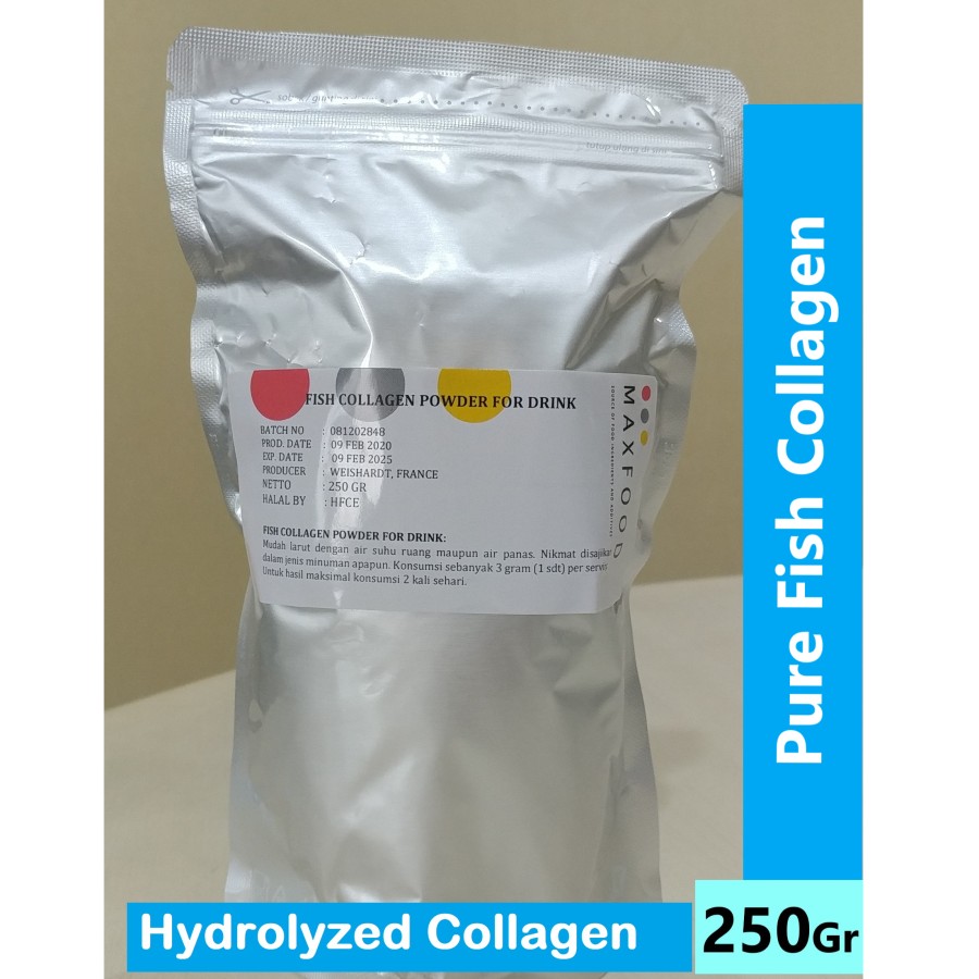 Pure Hydrolyzed Fish Collagen Peptides / Hydrolyzed Marine Collagen ...