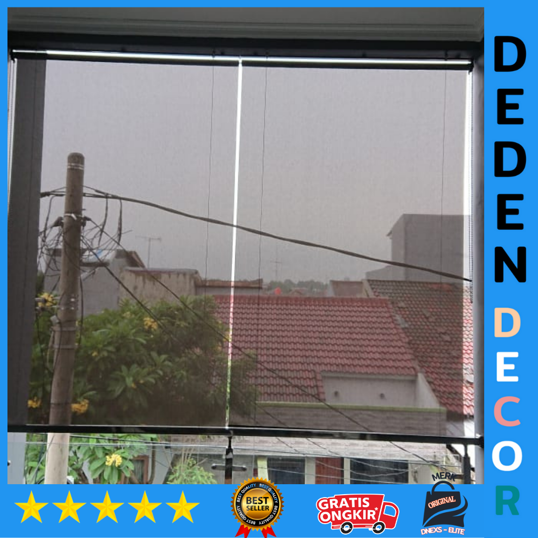 Tirai luar ruangan khusus outdoor / tampias air hujan dan anti silau ...