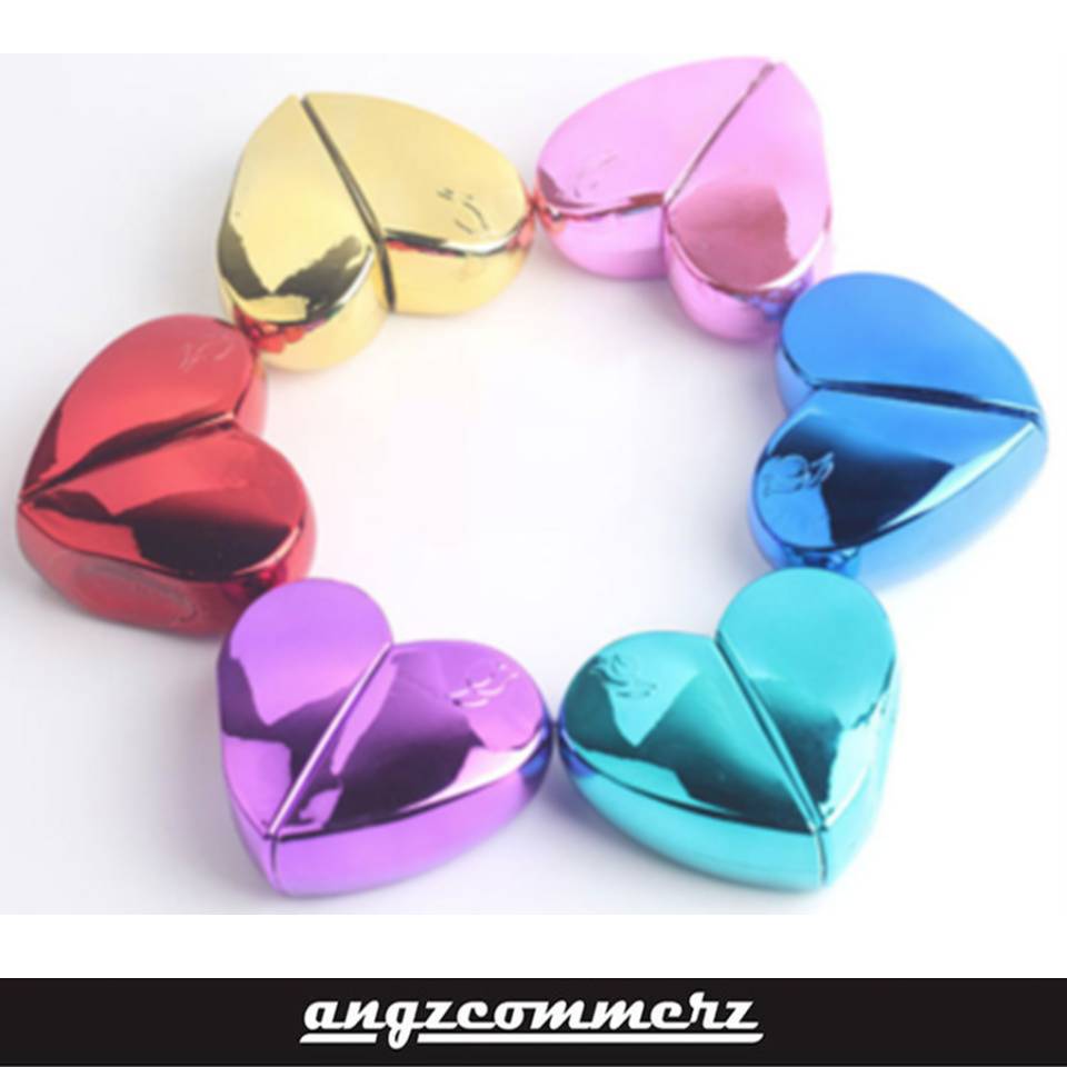 Botol Parfum Spray Unik Perfume Bottle Spray Heart Shape Annodized ...
