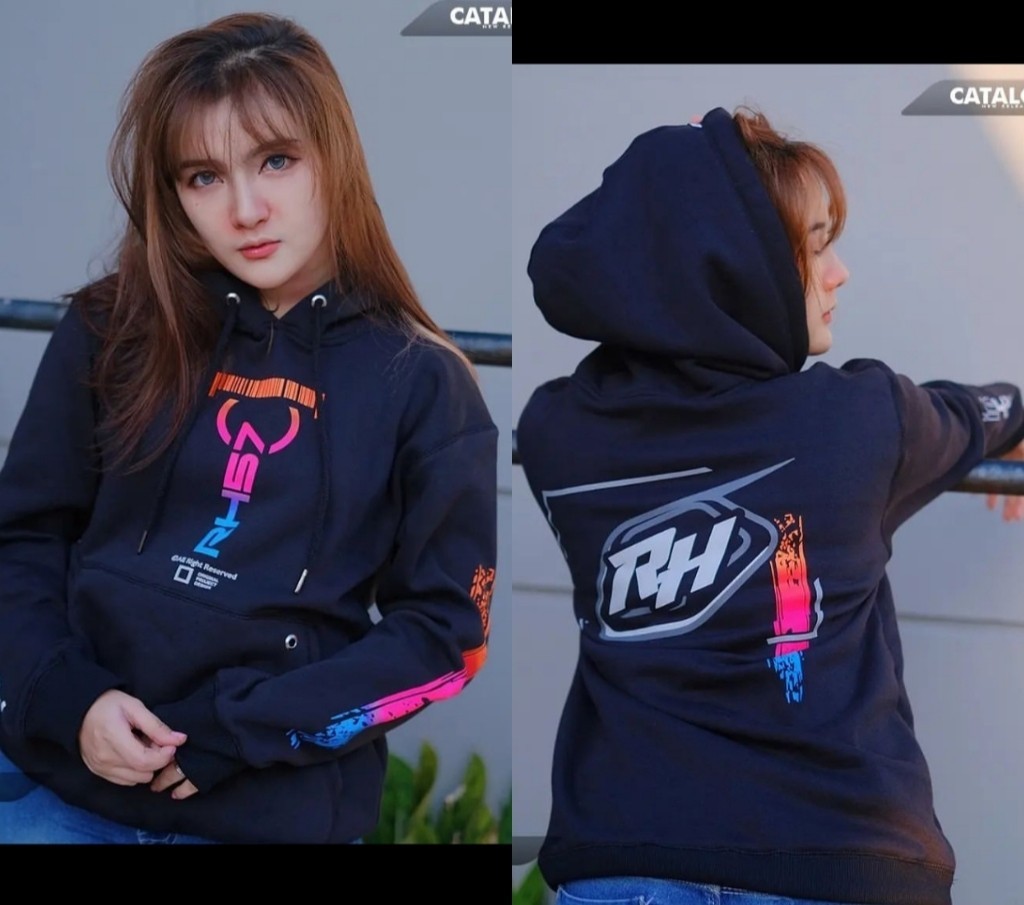 Jaket Hoodie RH57 Racing Hell Motif Full Cream Smile | Lazada Indonesia