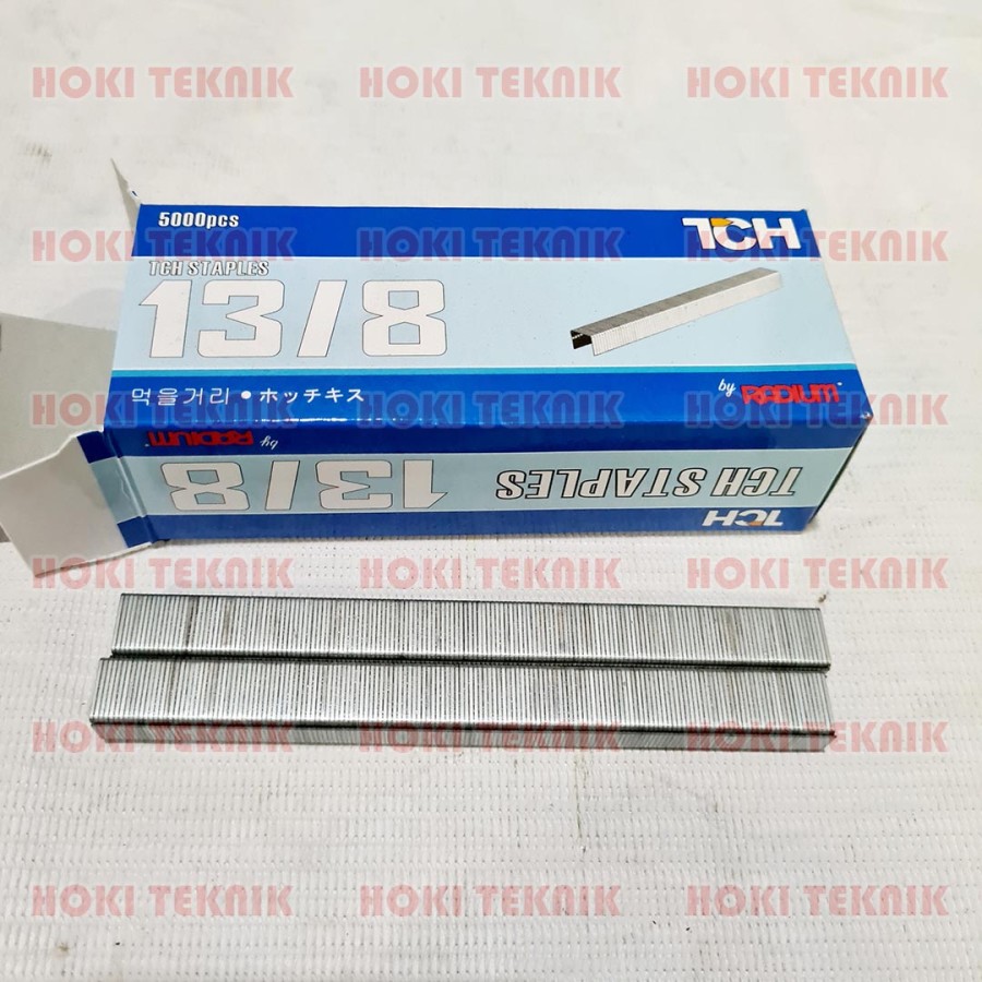 Isi Staples TCH 13/8 (8mm) tembakan tangan /isi Gun tacker Staples Gun ...