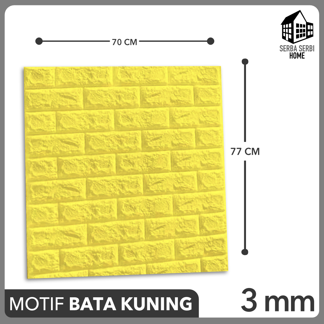 WALLPAPER DINDING KAMAR (FREE GIFT) walpaper dinding 3d foam Motif Bata ...
