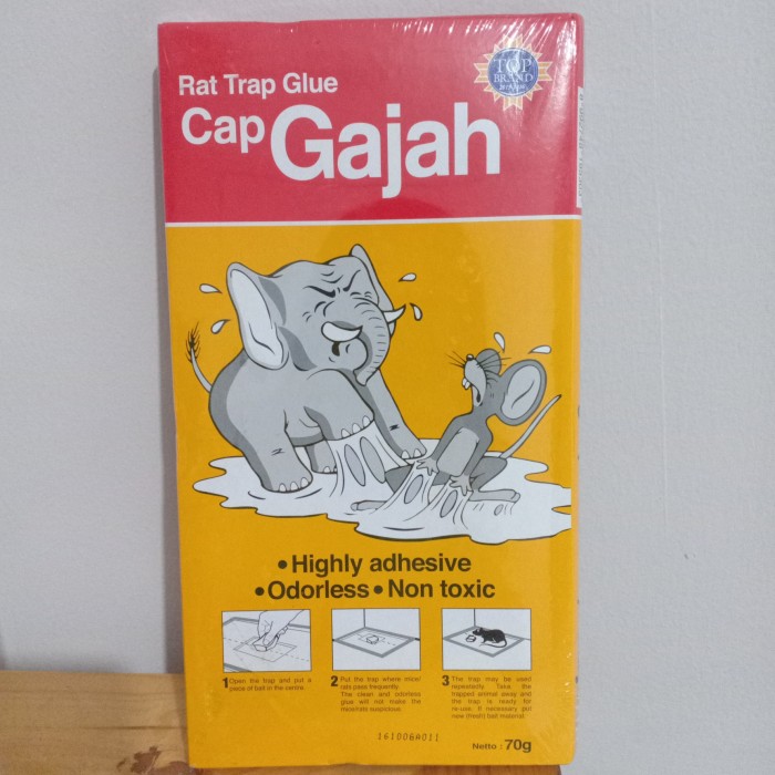 Lem Tikus X-Trap Cap Gajah 60gr | Lazada Indonesia