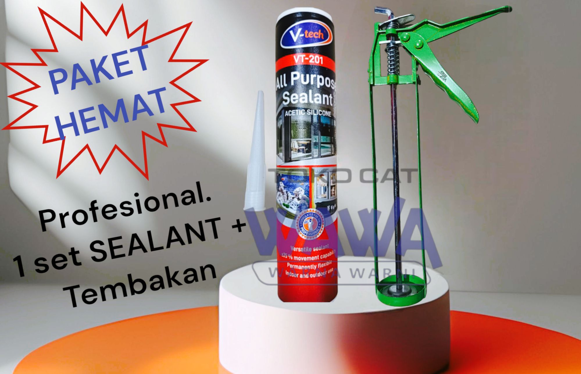 PAKET LEM SEALANT VTECH 201 PLUS TEMBAKAN | Lazada Indonesia