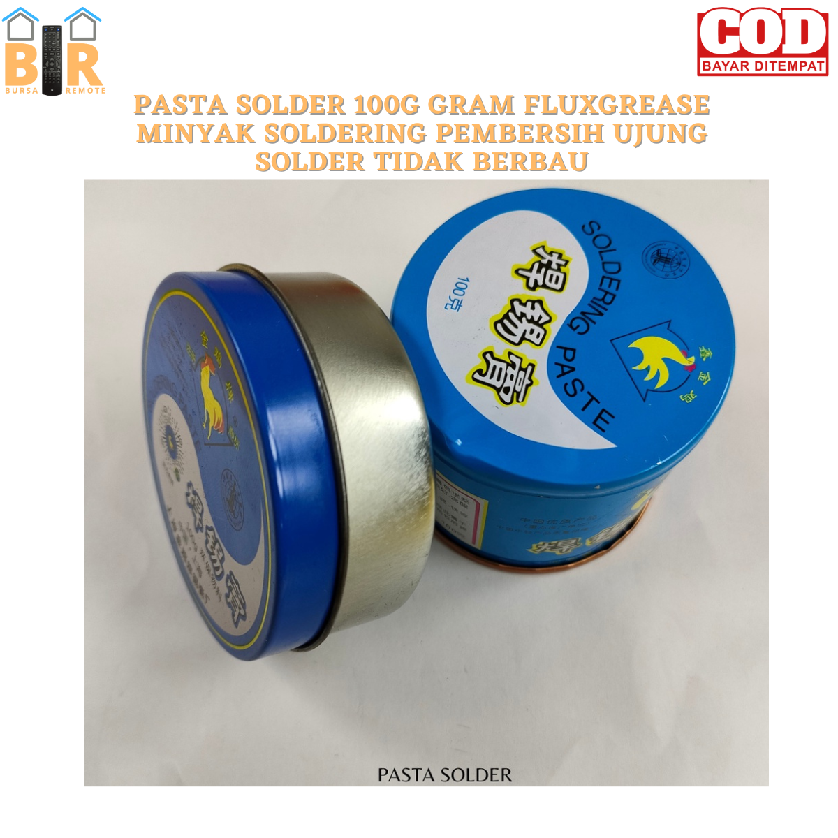 Pasta Solder 100G Gram fluxgrease Minyak Soldering Pembersih Ujung ...